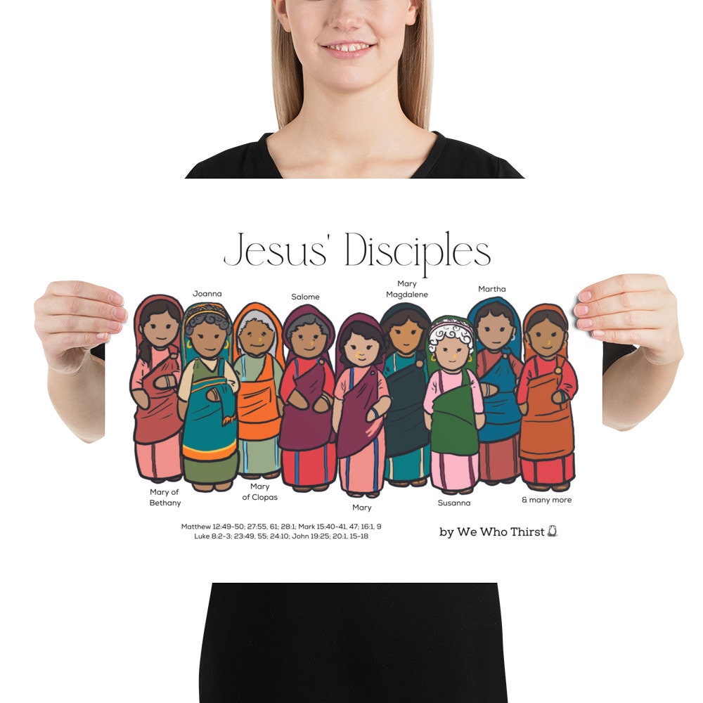 Female Disciples Poster, Historically Accurate Women of the Bible ...