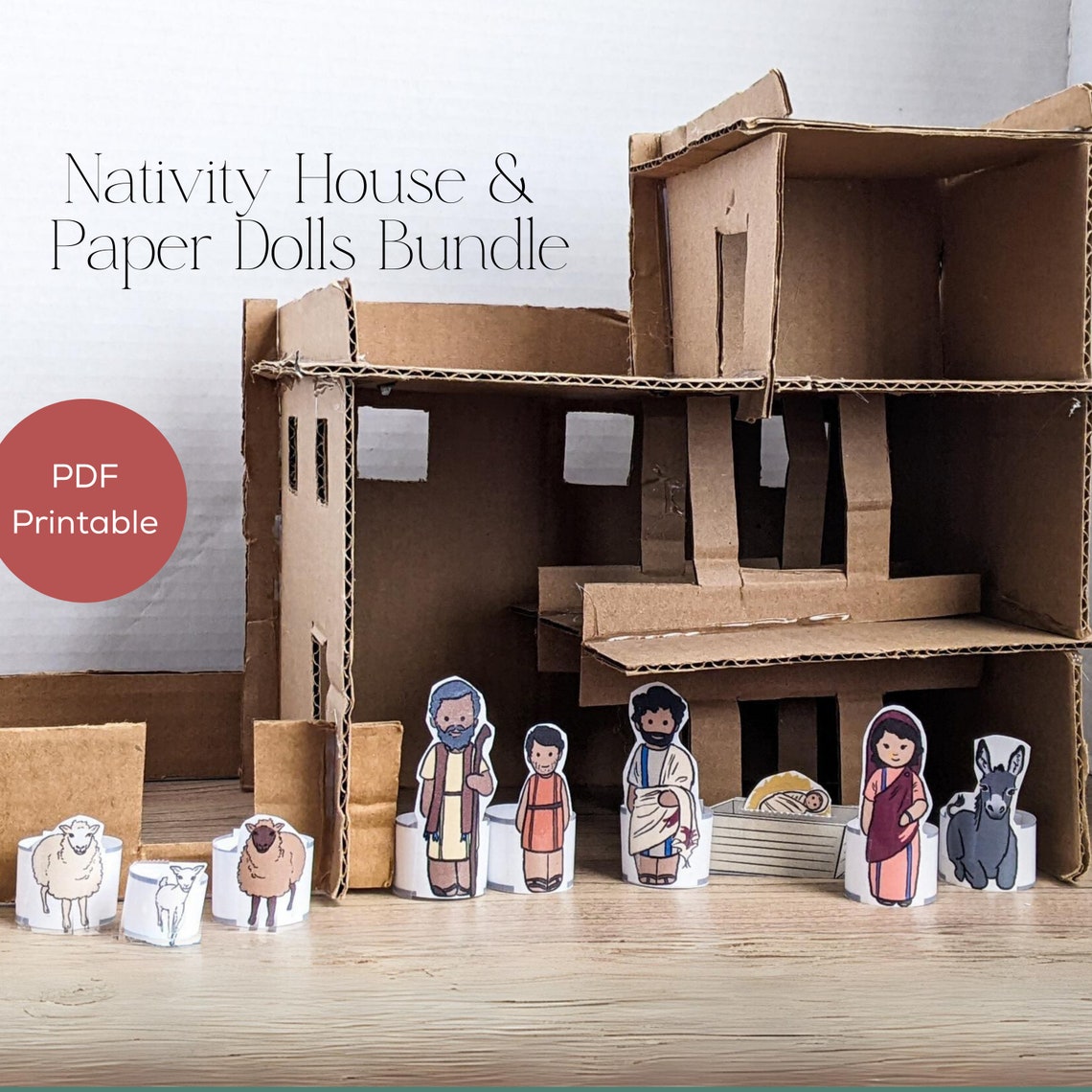 Historically Accurate Nativity, Nativity House Plans, Nativity Paper ...