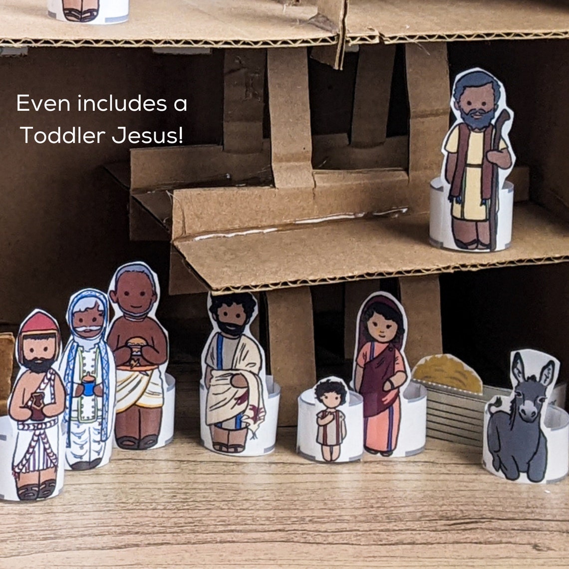 Historically Accurate Nativity, Nativity House Plans, Nativity Paper ...