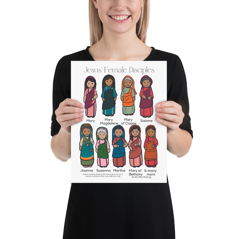 Female Disciples Poster, Women of the Bible, Holy Women, Sunday School ...