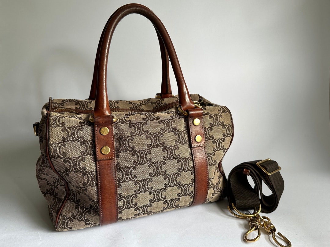 Celin E Vintage Canvas Speedy Bag | Classic Designer Handbag | Speedy ... Celin E Vintage Canvas Speedy Bag | Classic Designer Handbag | Speedy ...