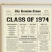 Class of 1974 NEWSPAPER Poster 1974 Class Reunion High School Reunion ...