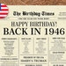 1946 Poster, 78th Birthday Newspaper Sign, 1946 Birthday Poster INSTANT ...