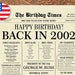 2009 Poster, 14th Birthday Newspaper Sign, 2009 Birthday Poster INSTANT ...