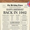 1949 Poster, 74th Birthday Newspaper Sign, 1949 Birthday Poster INSTANT ...