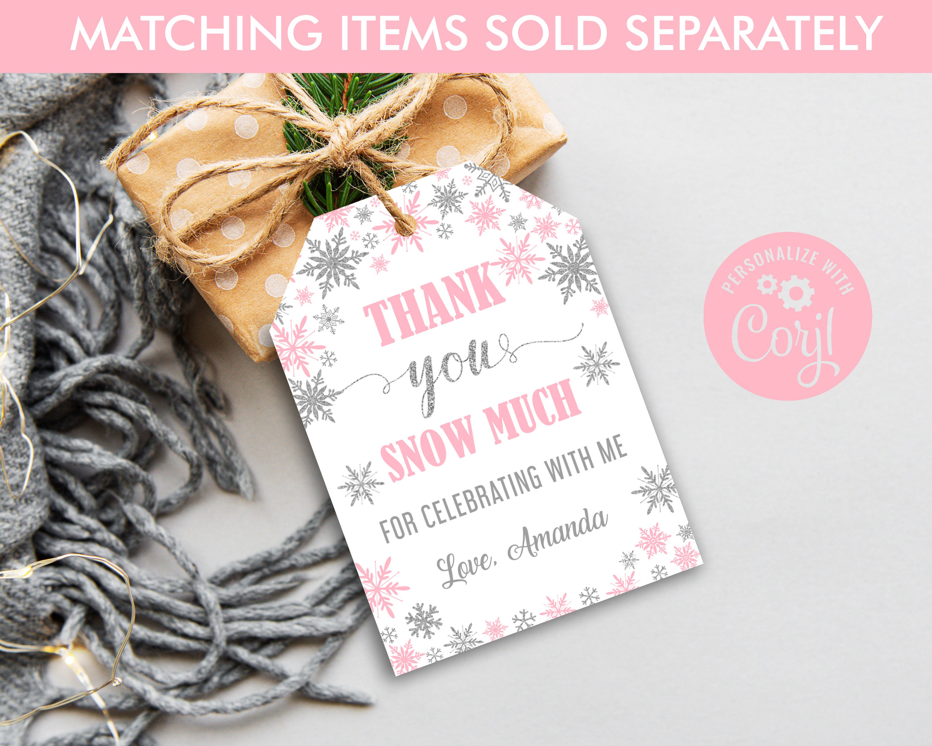 Melted Snow Water Bottle Label Winter Onederland Bottle - Etsy