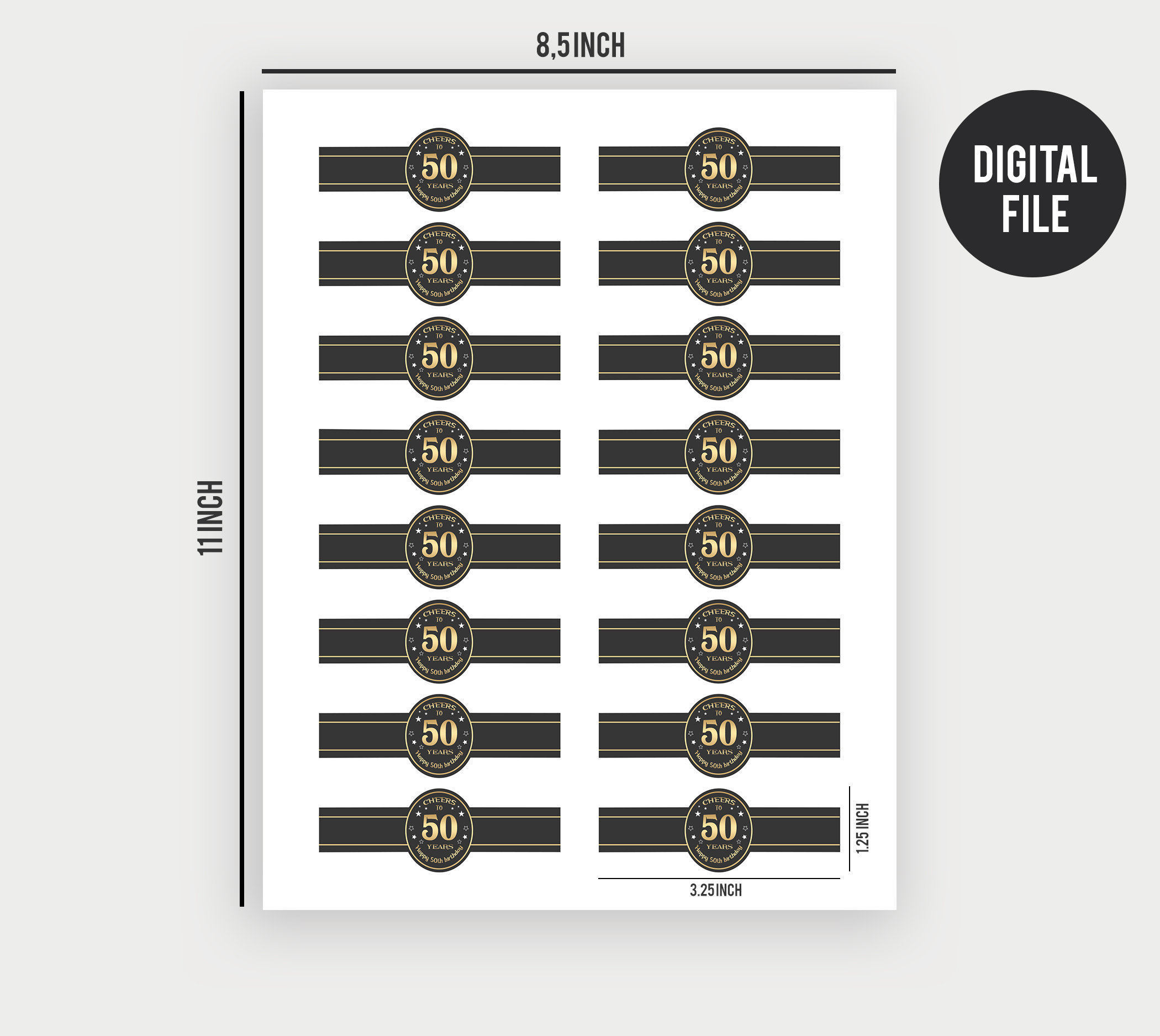 Cigar Labels 40th Birthday Cigar Band, Cheers to 40 Years Cigar Labels ...