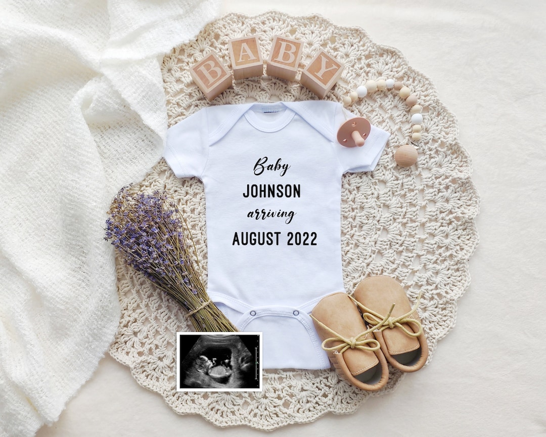 Baby Announcement Digital Pregnancy Announcement for Social Media ...