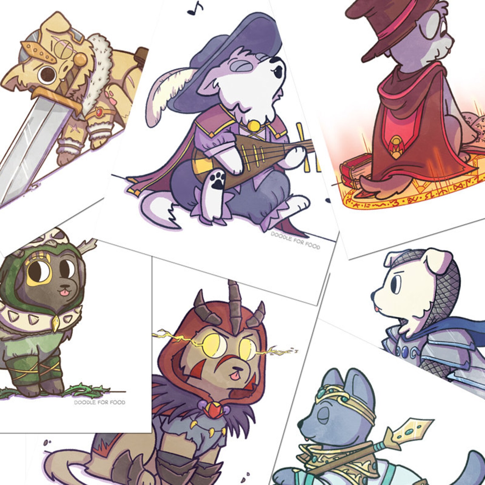 Print Bard Dog | Etsy