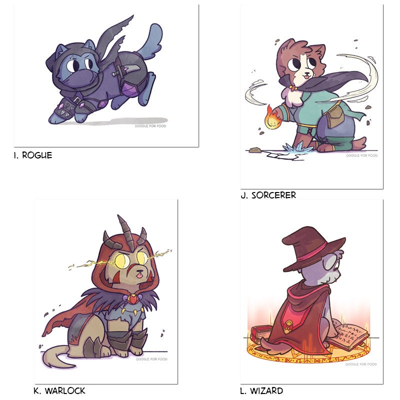 Print Bard Dog | Etsy