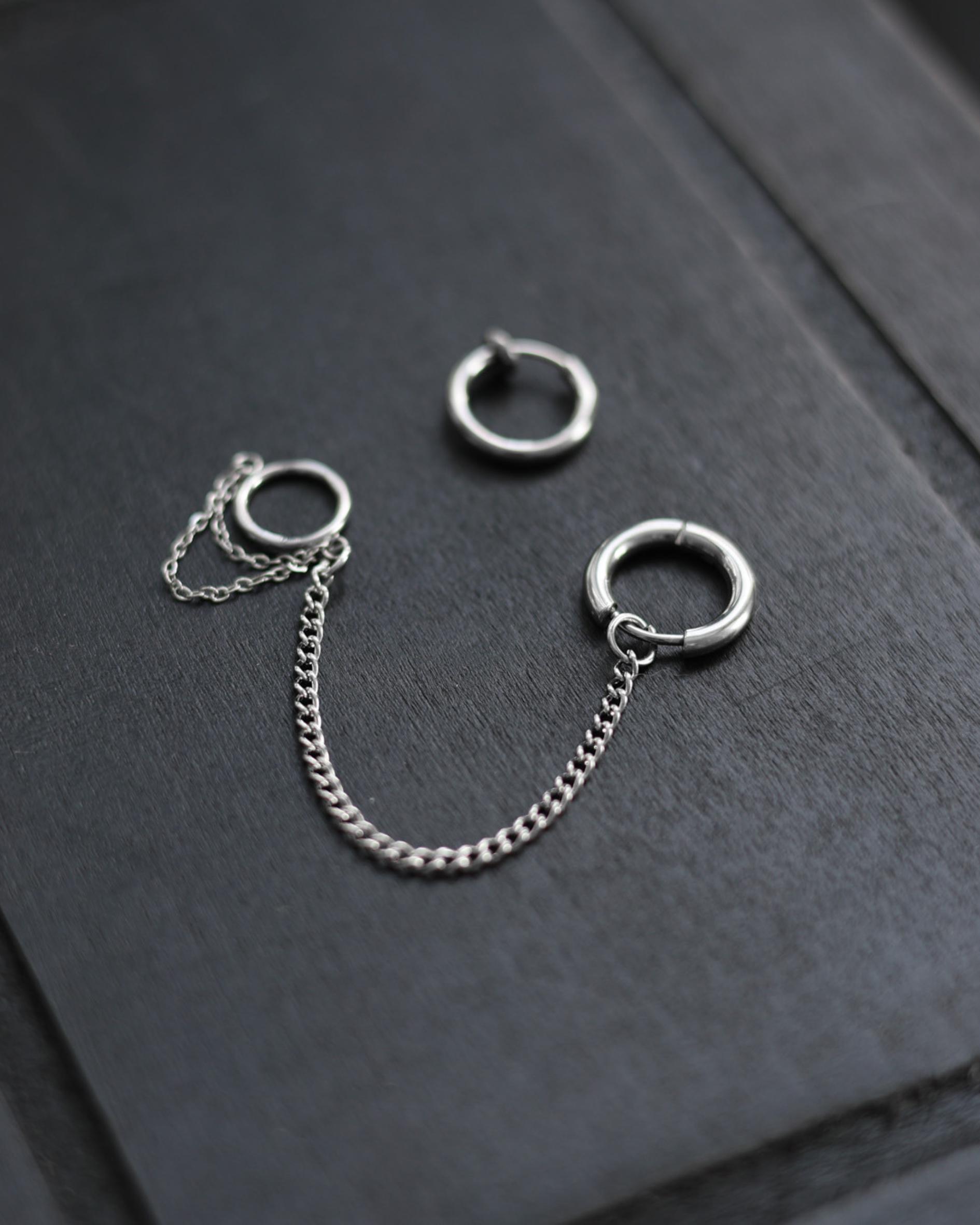 Bound Ear Chain | Lobe to Cartilage | Custom Stainless Steel Earring ...