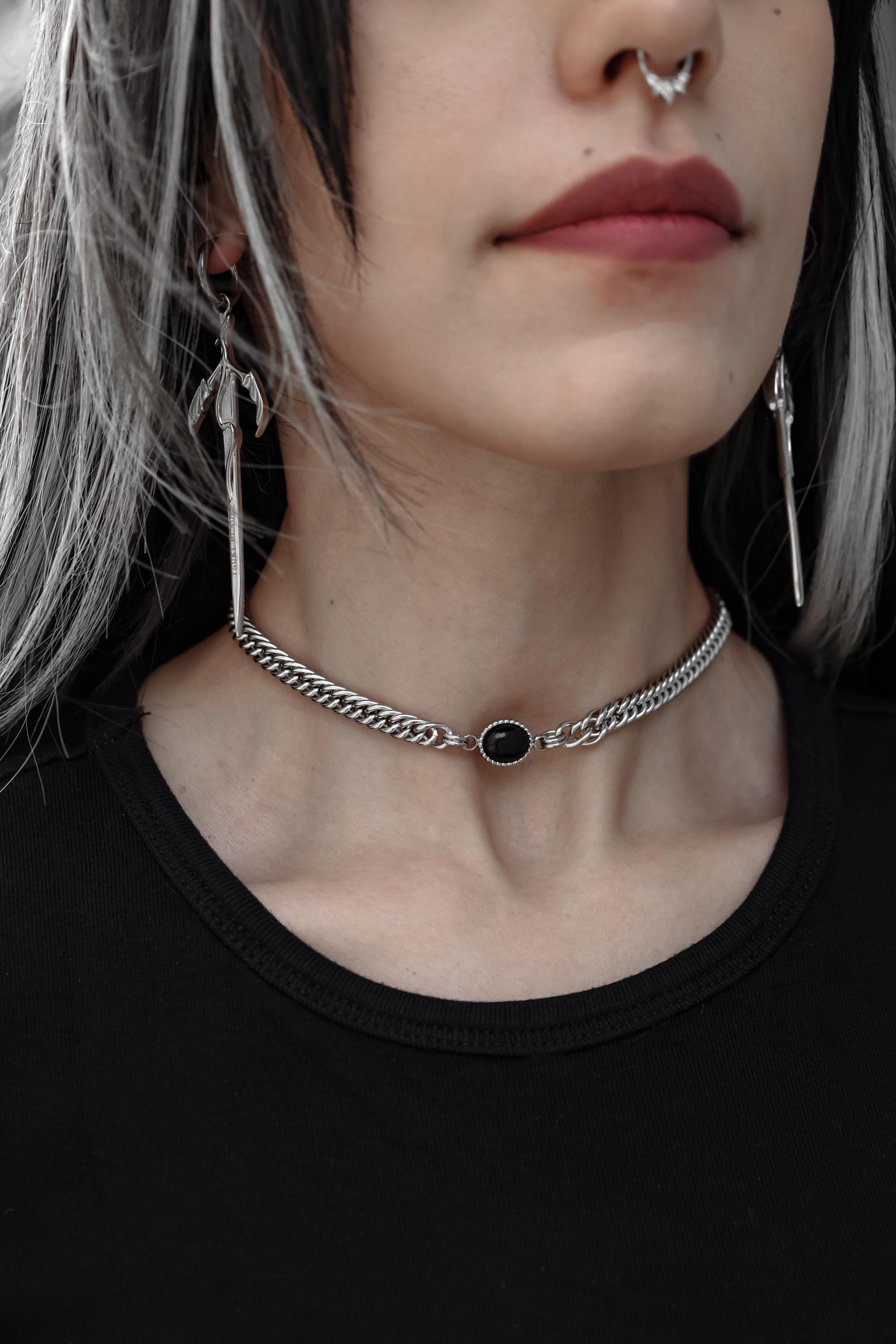 Crystal Bind Choker | Stainless Steel Waterproof Authentic Crystal ...