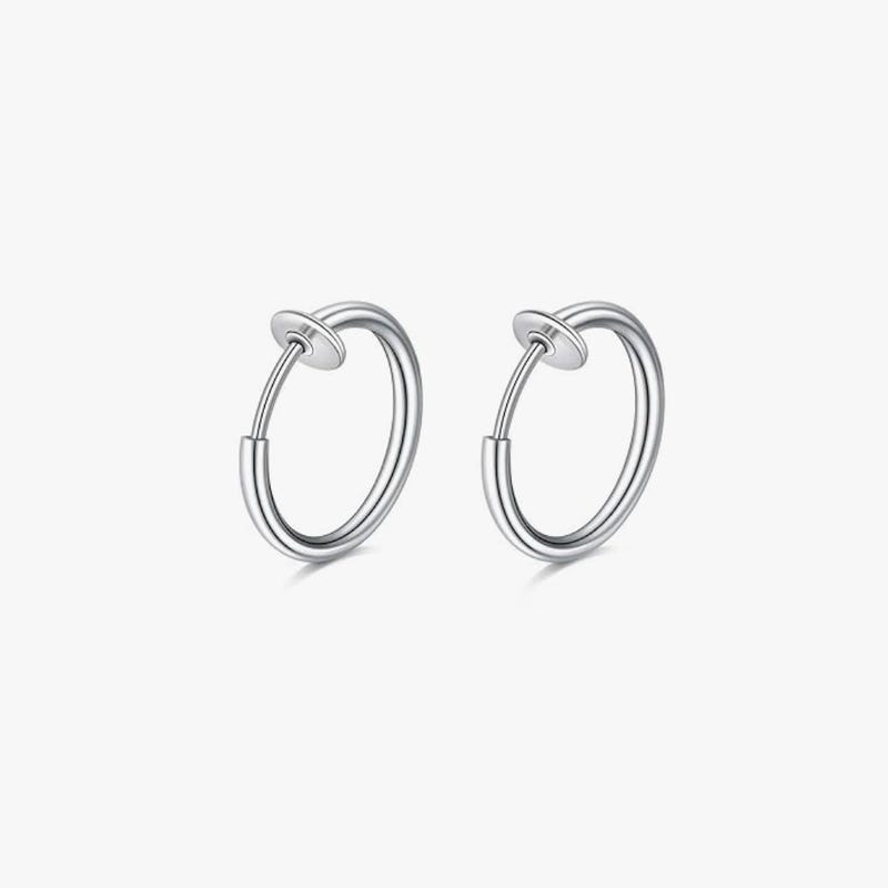 Clip on Hoop Earrings - Etsy