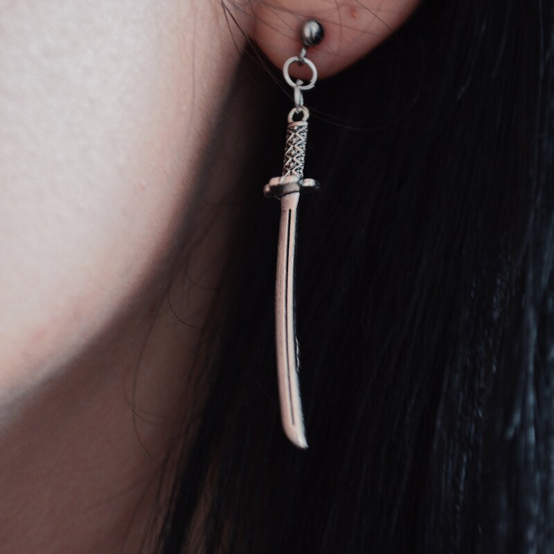 Sword Earring - Etsy
