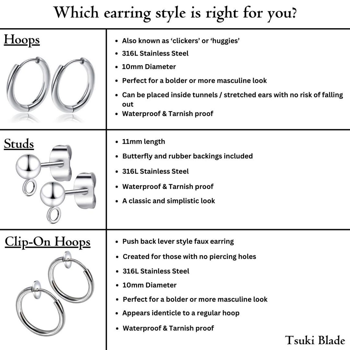 Bound Ear Chain | Lobe to Cartilage | Custom Stainless Steel Earring ...