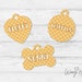 Waffle Pet Tag Food Dog Tag Dachshund Accessories Waffles - Etsy