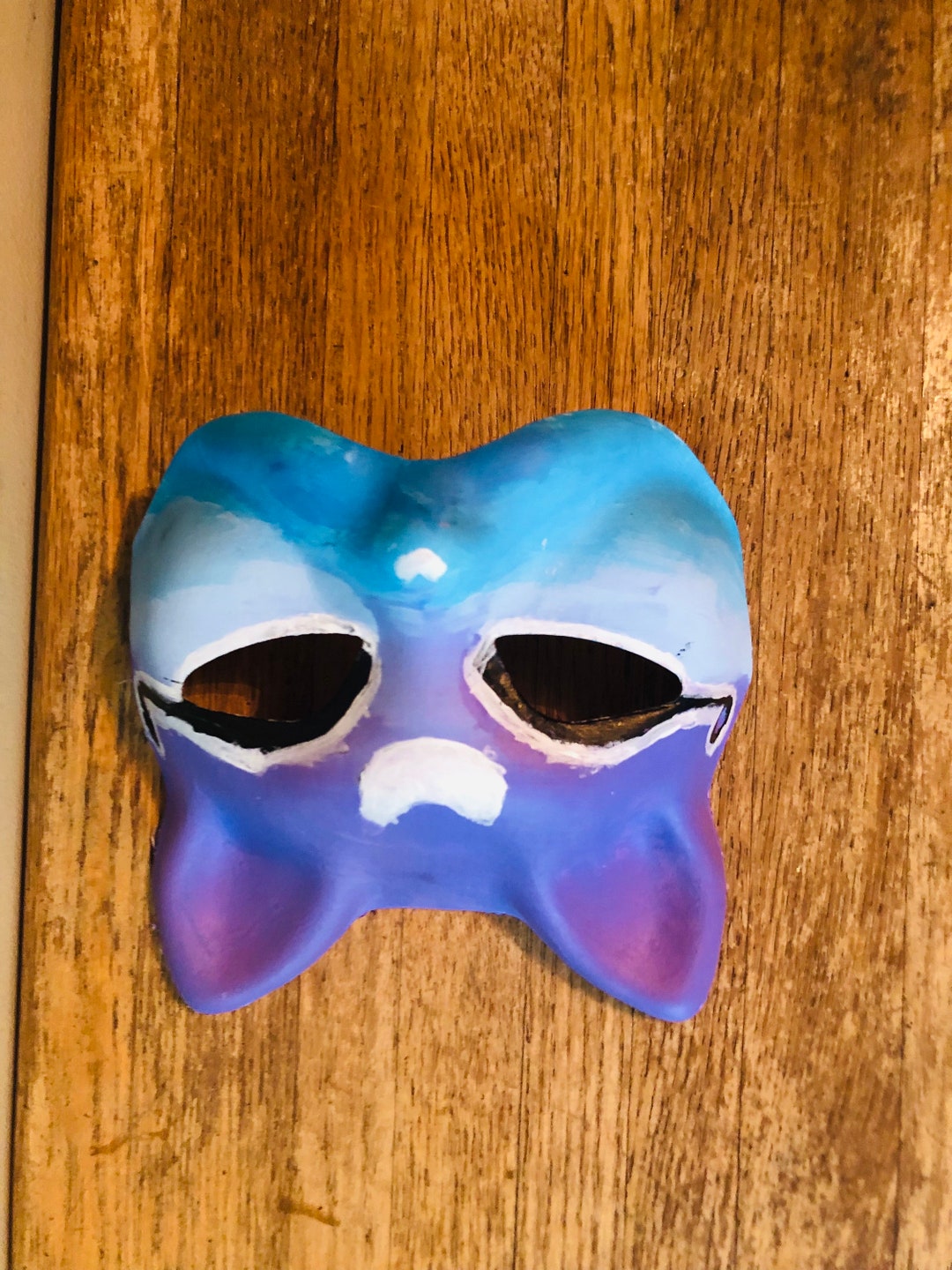 Sunset Moon Therian Cosplay Cat Mask Blue and Purple - Etsy