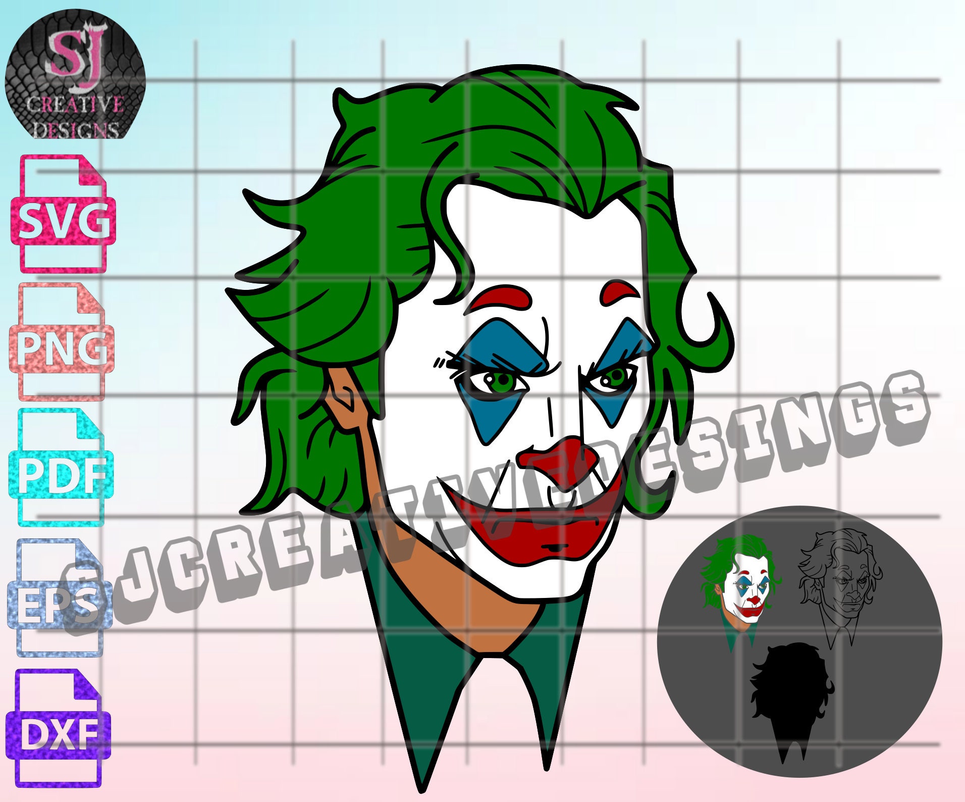 Joker Cartoon Face