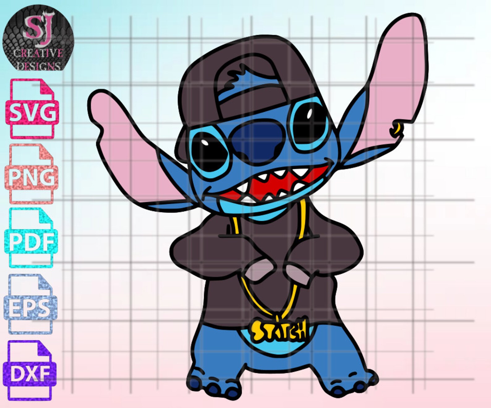Stitch SVG Thug Stitch Stitch SVG Stitch PNG Stitch EPS - Etsy France