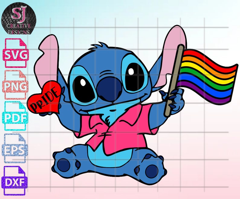 Stitch Gay Pride Svg Gay Pride Svg Pride Svg Stitch Svg | Etsy Canada