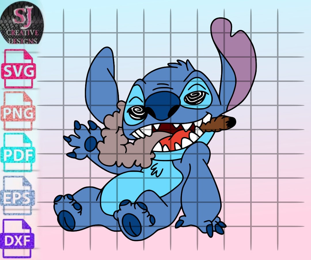 Stitch Svg, Thug Stitch, Stitch Svg, Stitch Png, Stitch Eps, Thug Life ...
