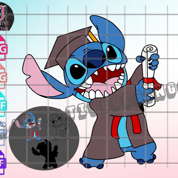 Stitch First Grade - Etsy