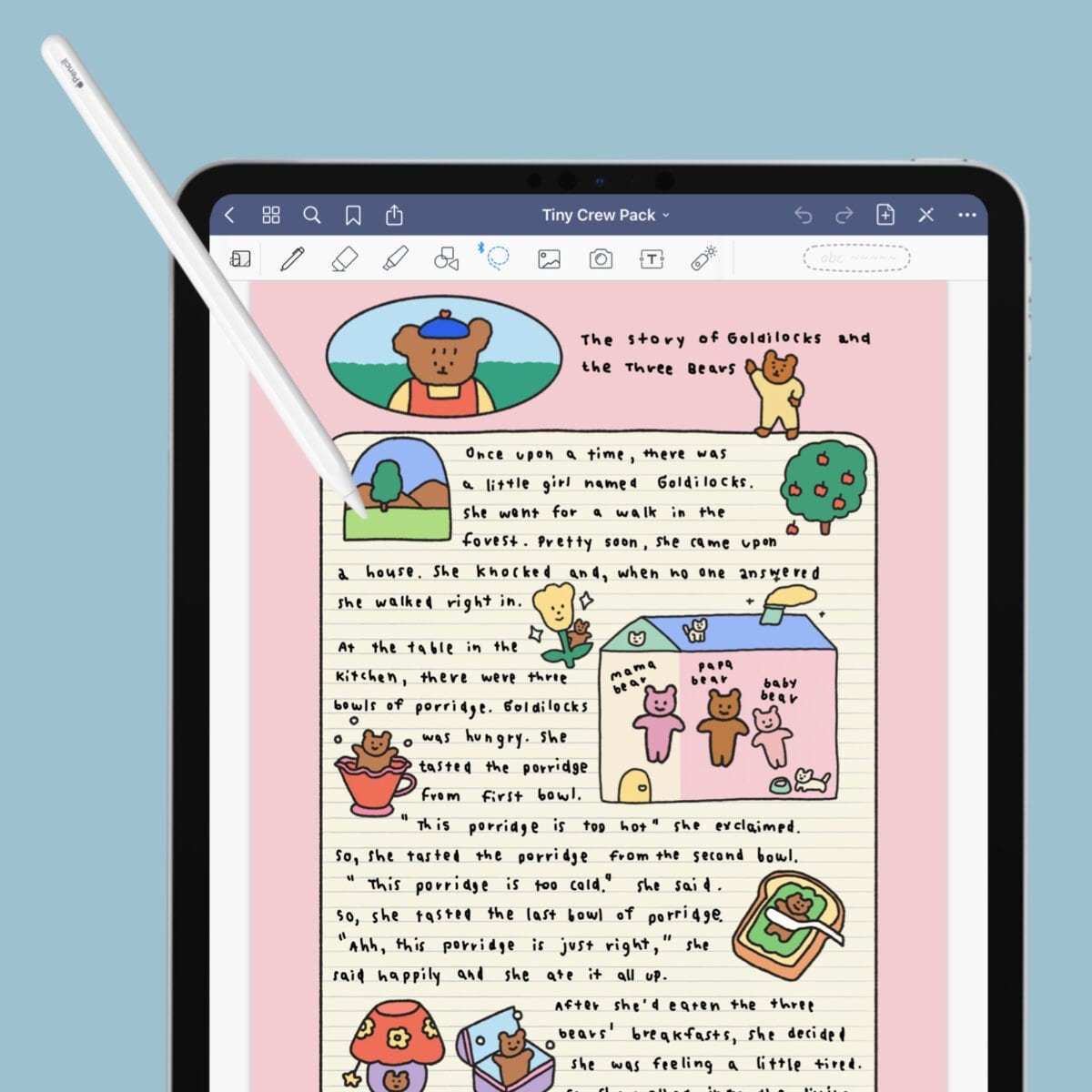 Digital Notebook, Cute Digital Notebook, Digital Stickers for Goodnotes ...