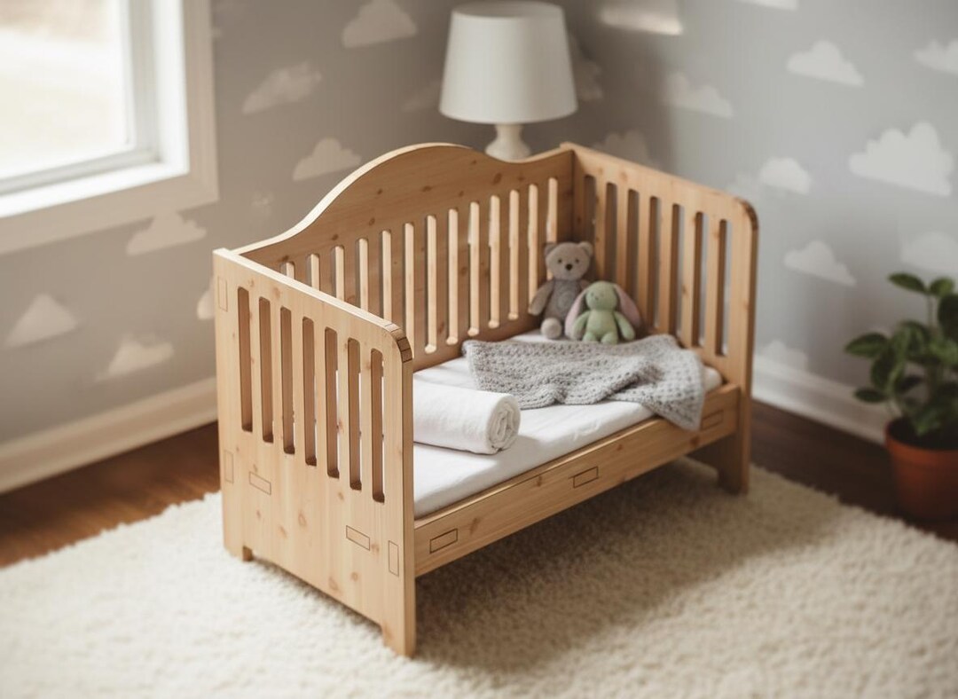 Baby Rocker Crib Design Files - Shop Organizer and Doll Cradle - Ready ...