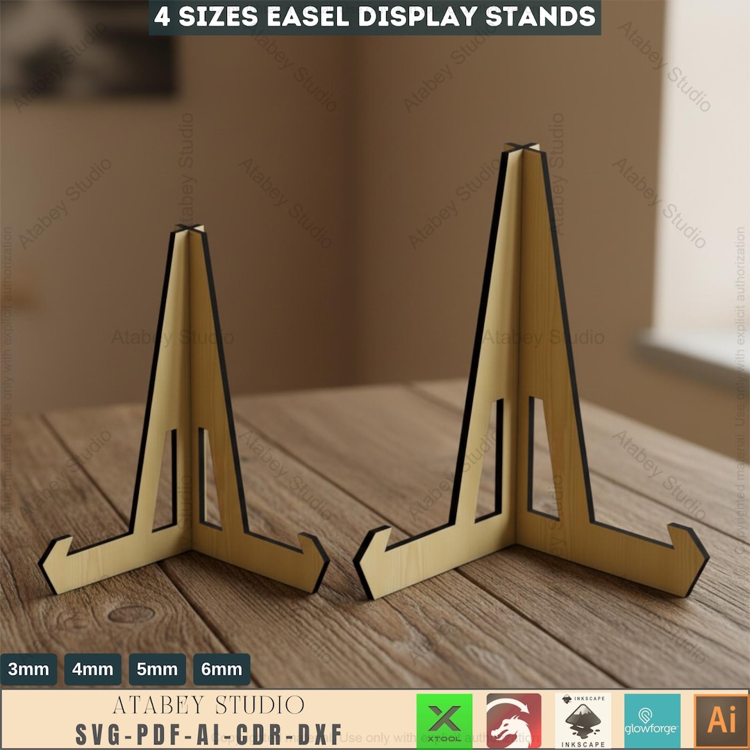 Plate Stand Template for Laser Cutting - Perfect for Displaying Plates ...