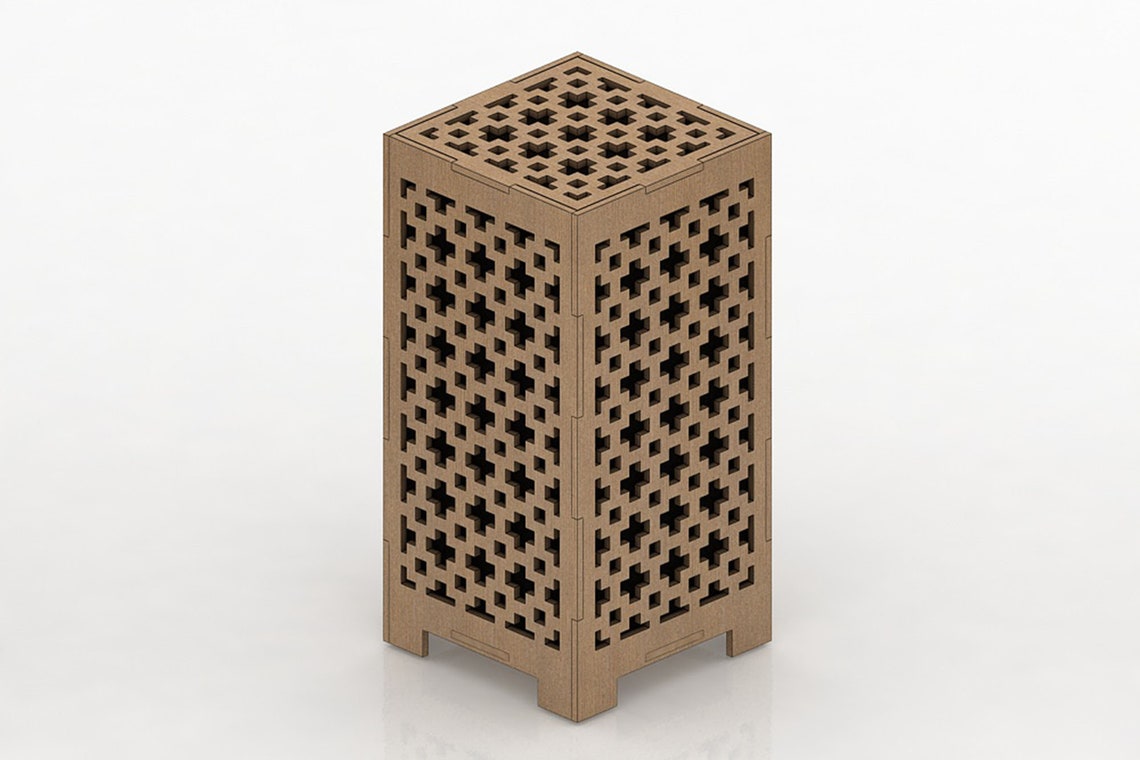 Lamp Laser Cut Cnc Router Plans Desk Lamp Wooden Wooden Lamp Vector ...