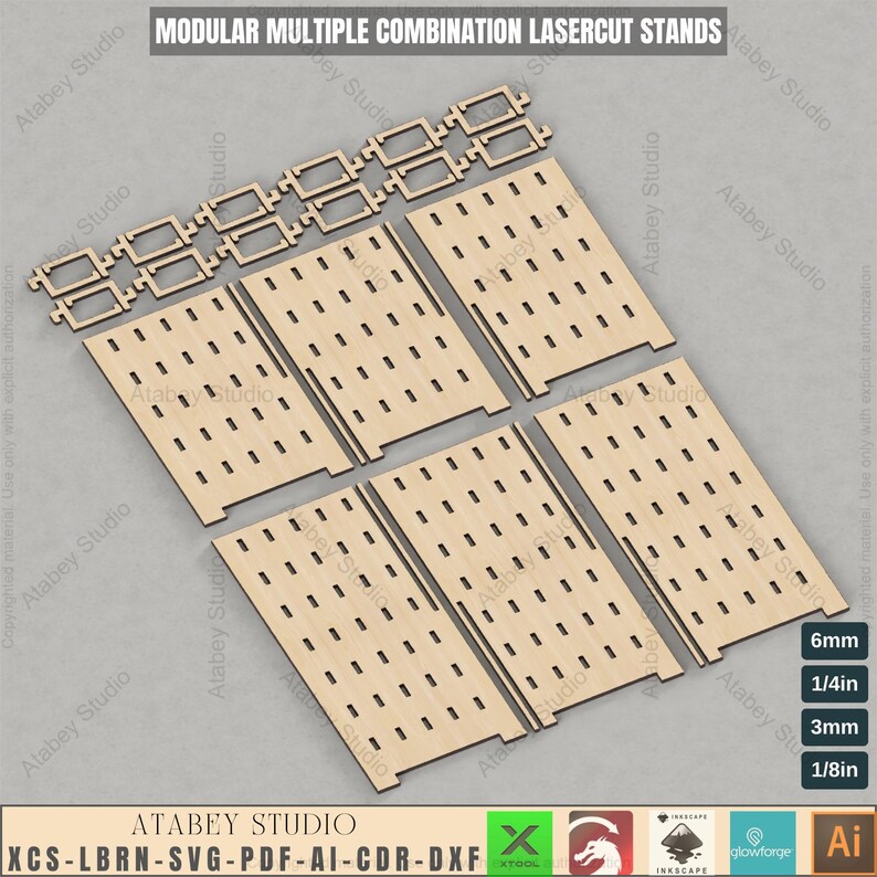 Laser Cut Modular Display Panels Build Your Own Vendor Stand Craft Show ...