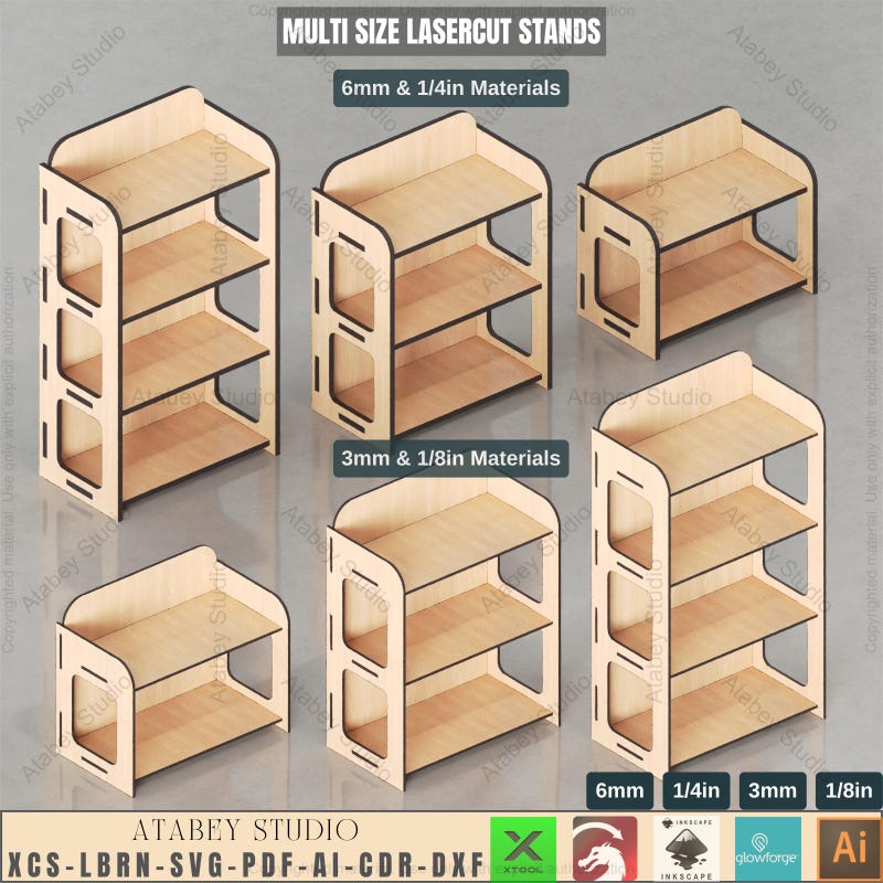 4 Tier Vendor Display - Etsy