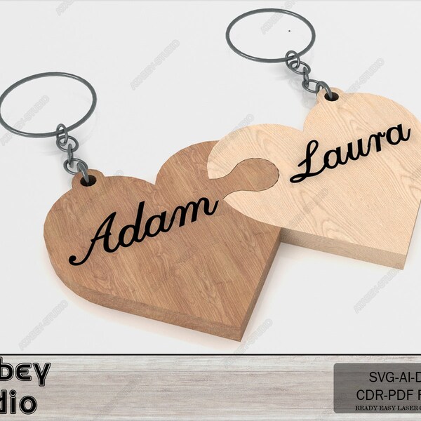 Puzzle Keychain - Etsy