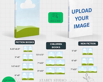 Canva Book Cover Template Bundle, Genre-specific Mockups for Authors ...