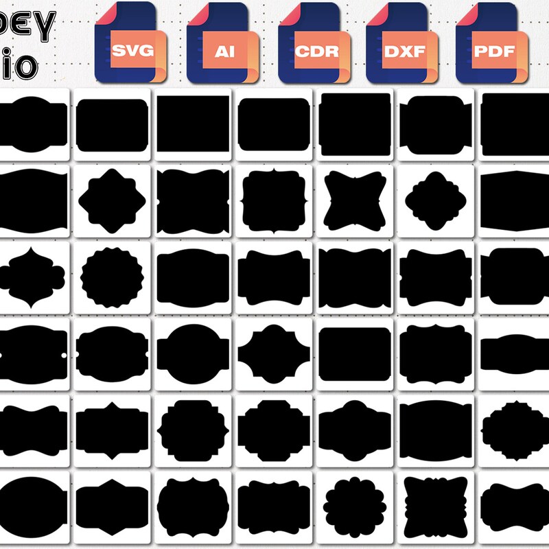 Basic Shapes Svg - Etsy