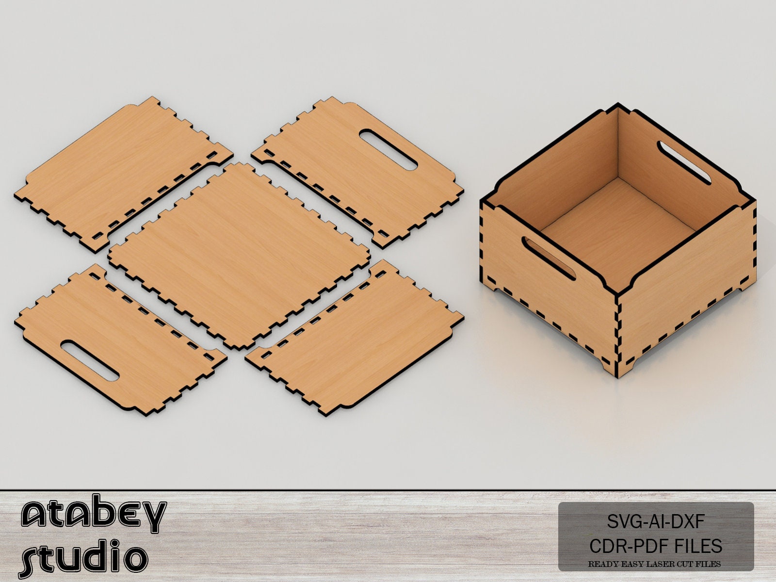 Multipurpose Box Bundle - Laser Cut Design for All Your Storage Needs ...