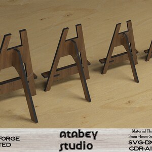 Easel and Display Stands / Plywood Frame Displays / Wooden Pic Holder ...