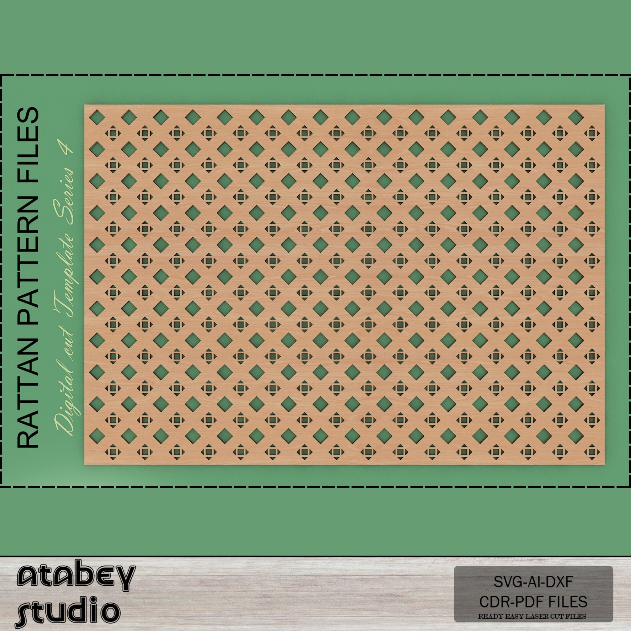 Rattan Cane Seamless Patterns Bundle - Boho Chic Decor & Basket Weave ...