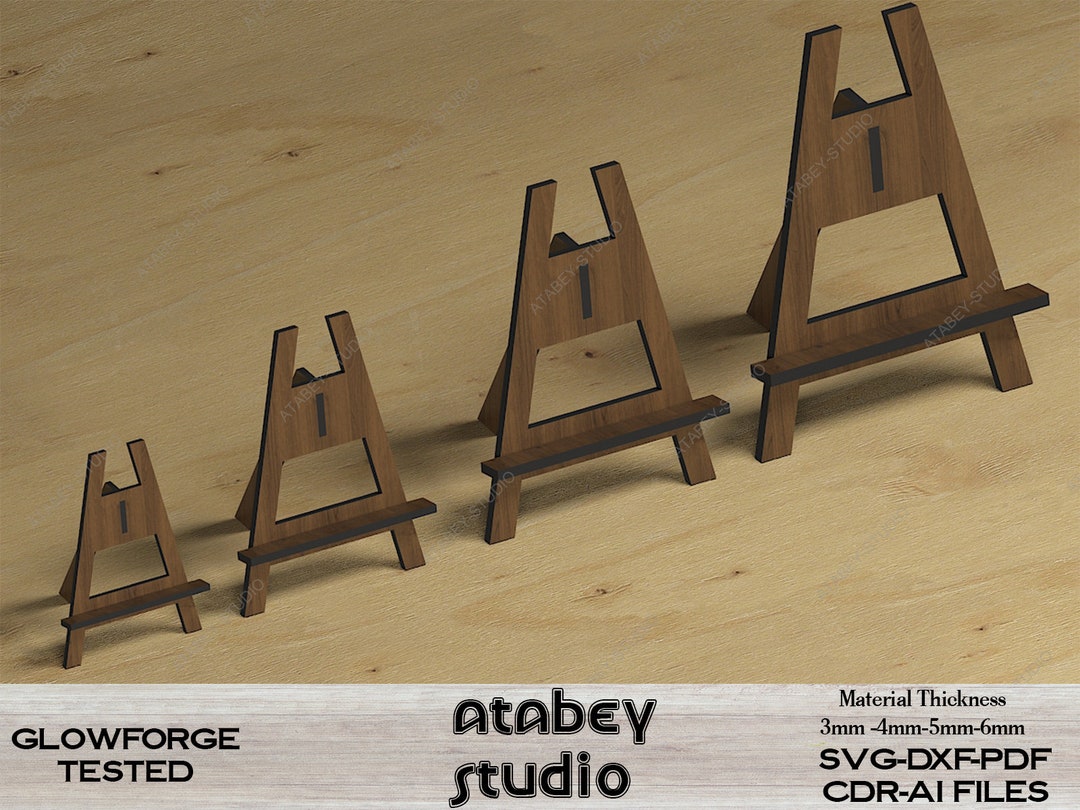 Easel and Display Stands / Plywood Frame Displays / Wooden Pic Holder ...