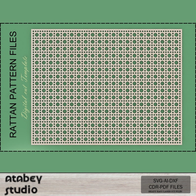 Rattan Cane Seamless Patterns Bundle - Boho Chic Decor & Basket Weave ...