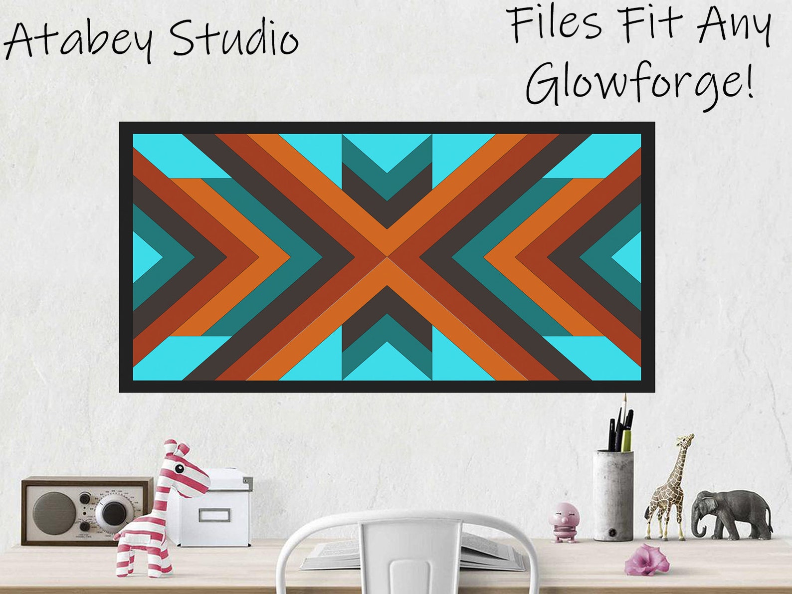 Aztec Barn Quilt Svg Laser Cut Files for Glowforge Projects Wall Art ...