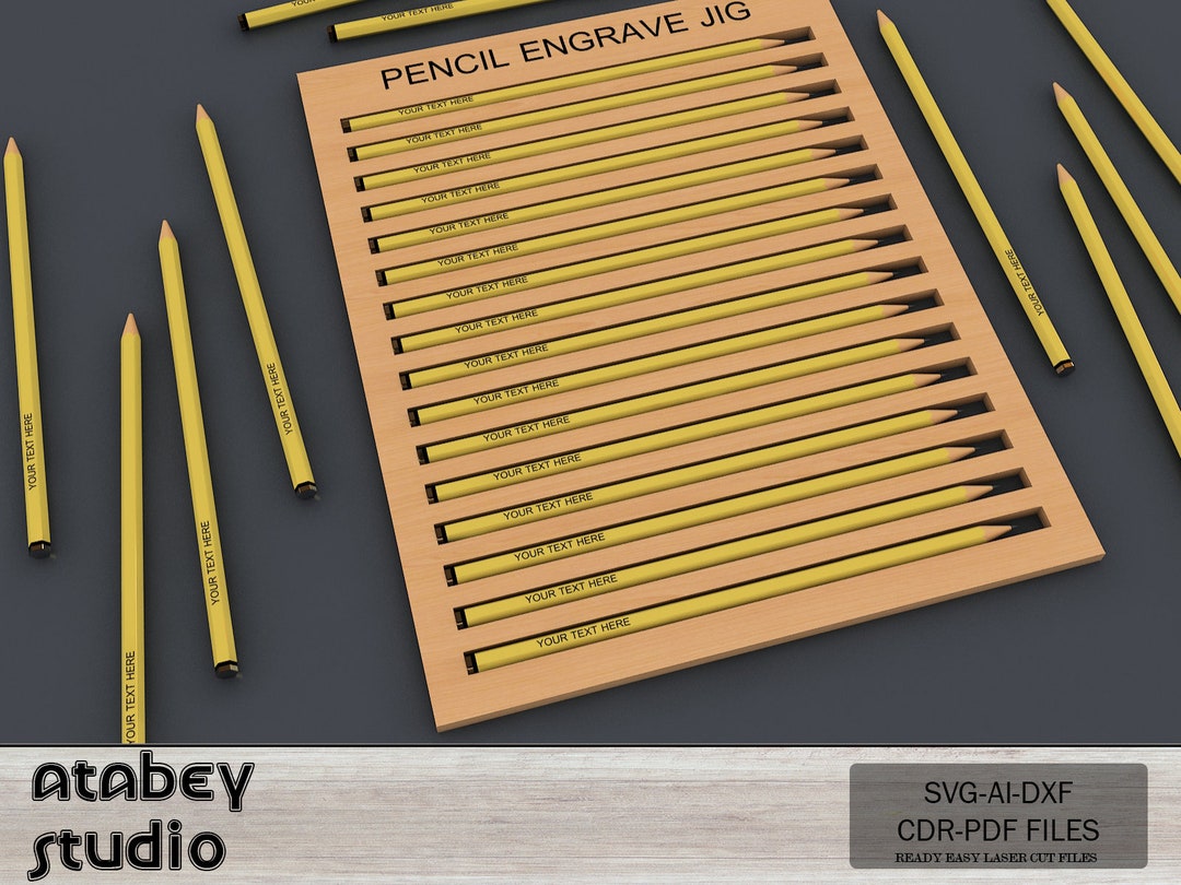 Custom Pencil Engraving Jig - Personalize Your Pencils With Laser ...