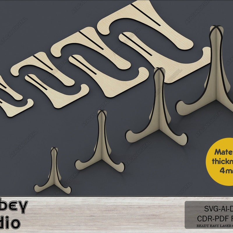 Vinyl Stand Laser Svg - Etsy