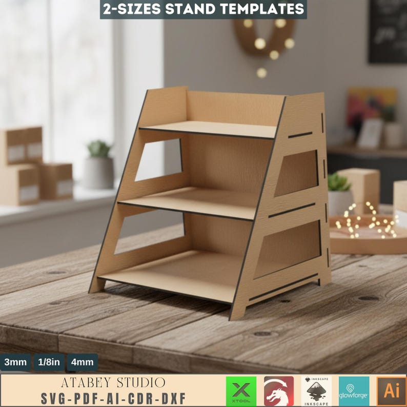 DIY 3 and 4 Tier Gift Card Display Stand - Perfect for Retail Showcase ...