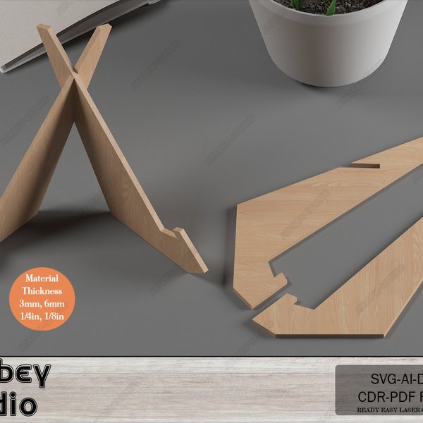 Wood Book Rest Stand - Etsy