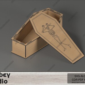 Plywood Coffin With Lid - Coffins Design Halloween Decoration, Simple ...