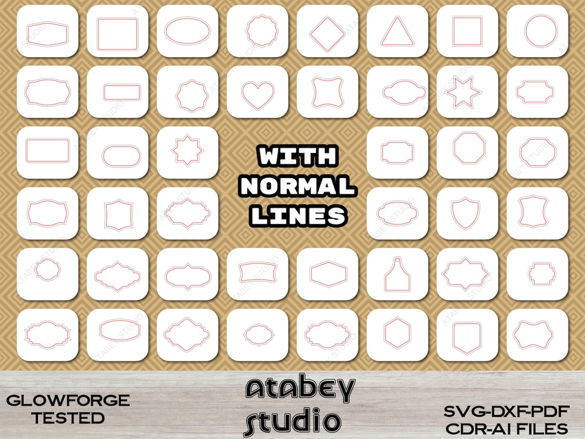 Leather Patch Bundle Svg, Leather Patch Template, Hat Patches Svg ...
