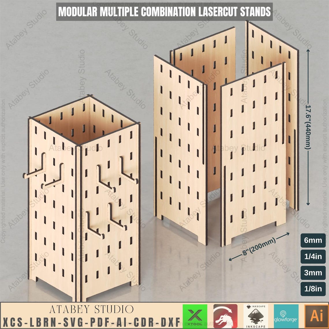 Laser Cut Modular Display Panels Build Your Own Vendor Stand Craft Show ...