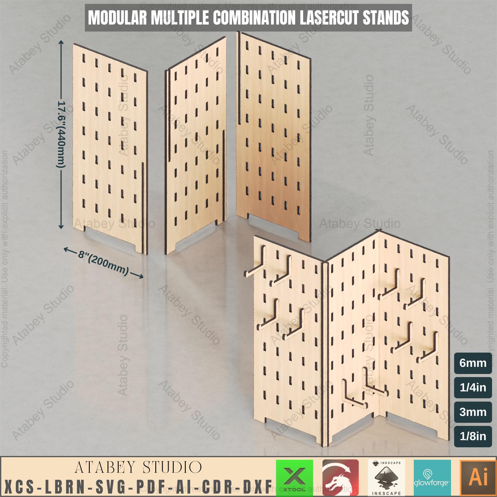 Laser Cut Modular Display Panels Build Your Own Vendor Stand Craft Show ...