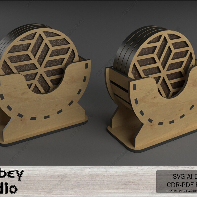 Laser Cut Coaster - Etsy